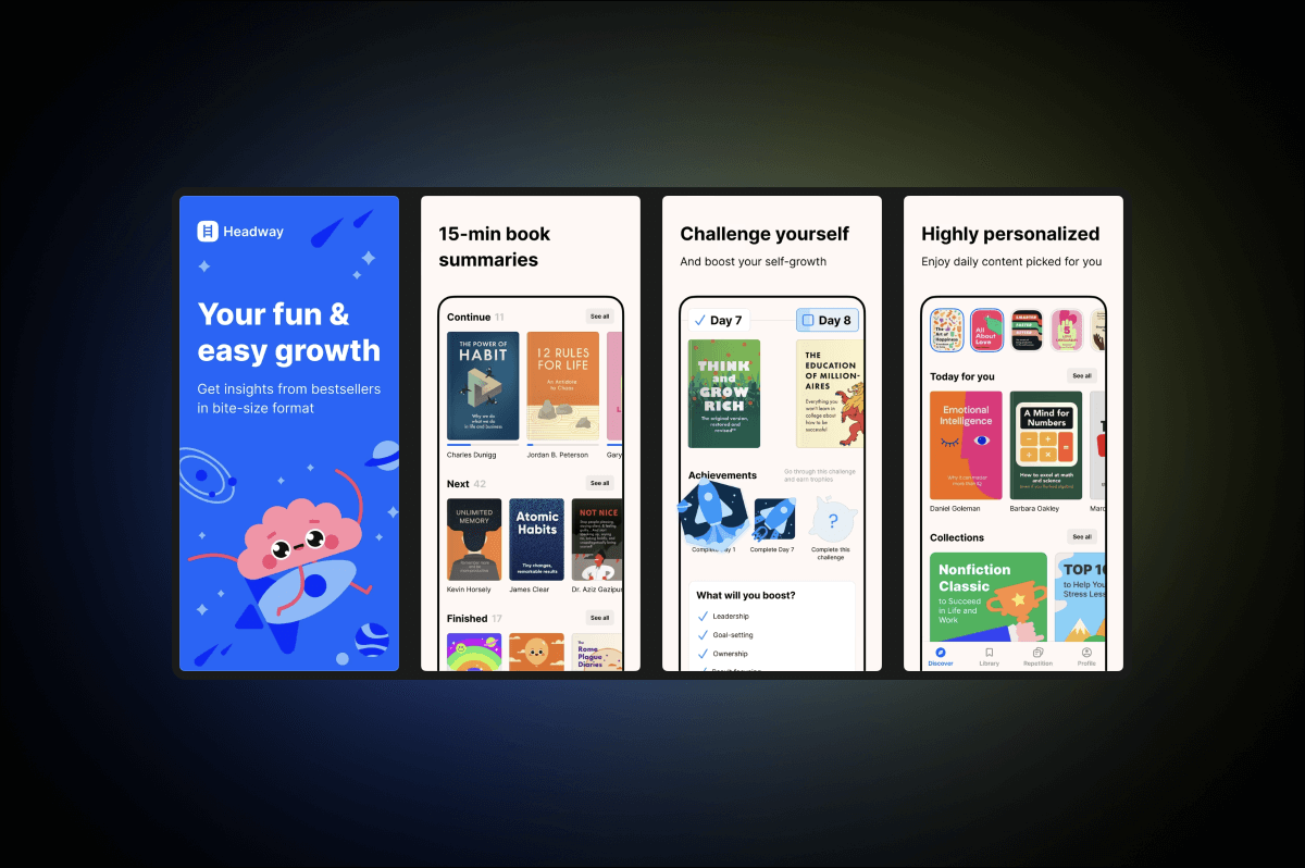 The Headway App Is A Powerhouse of Knowledge on Your iPhone ...